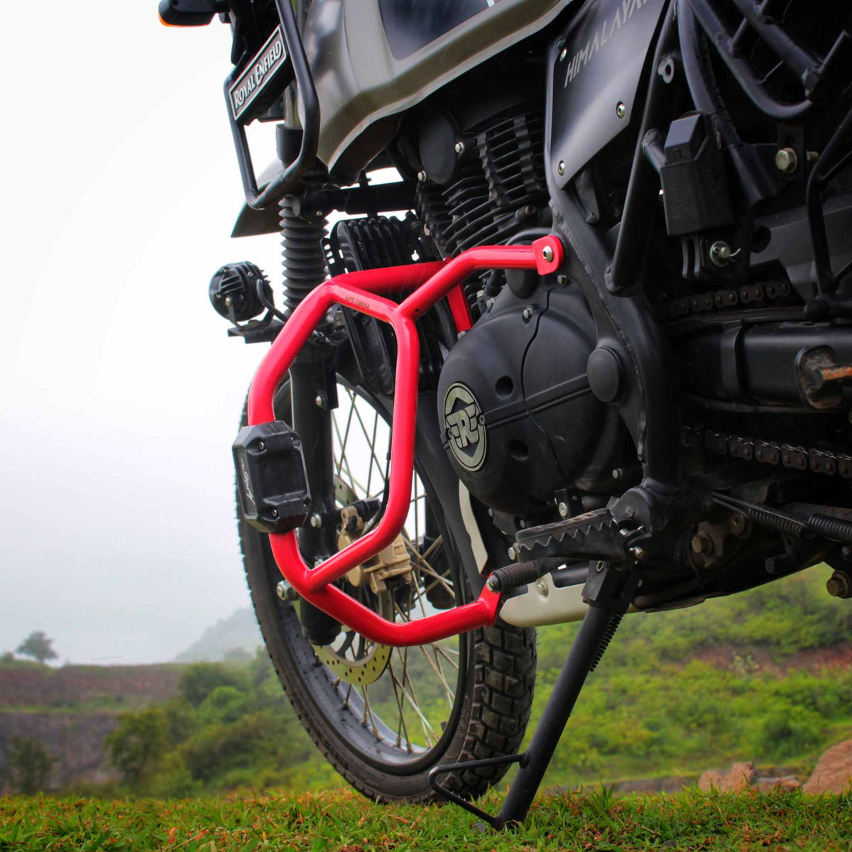 Royal Enfield Himalayan Crash Guard (Black) - Auto Engina – autoengina.com