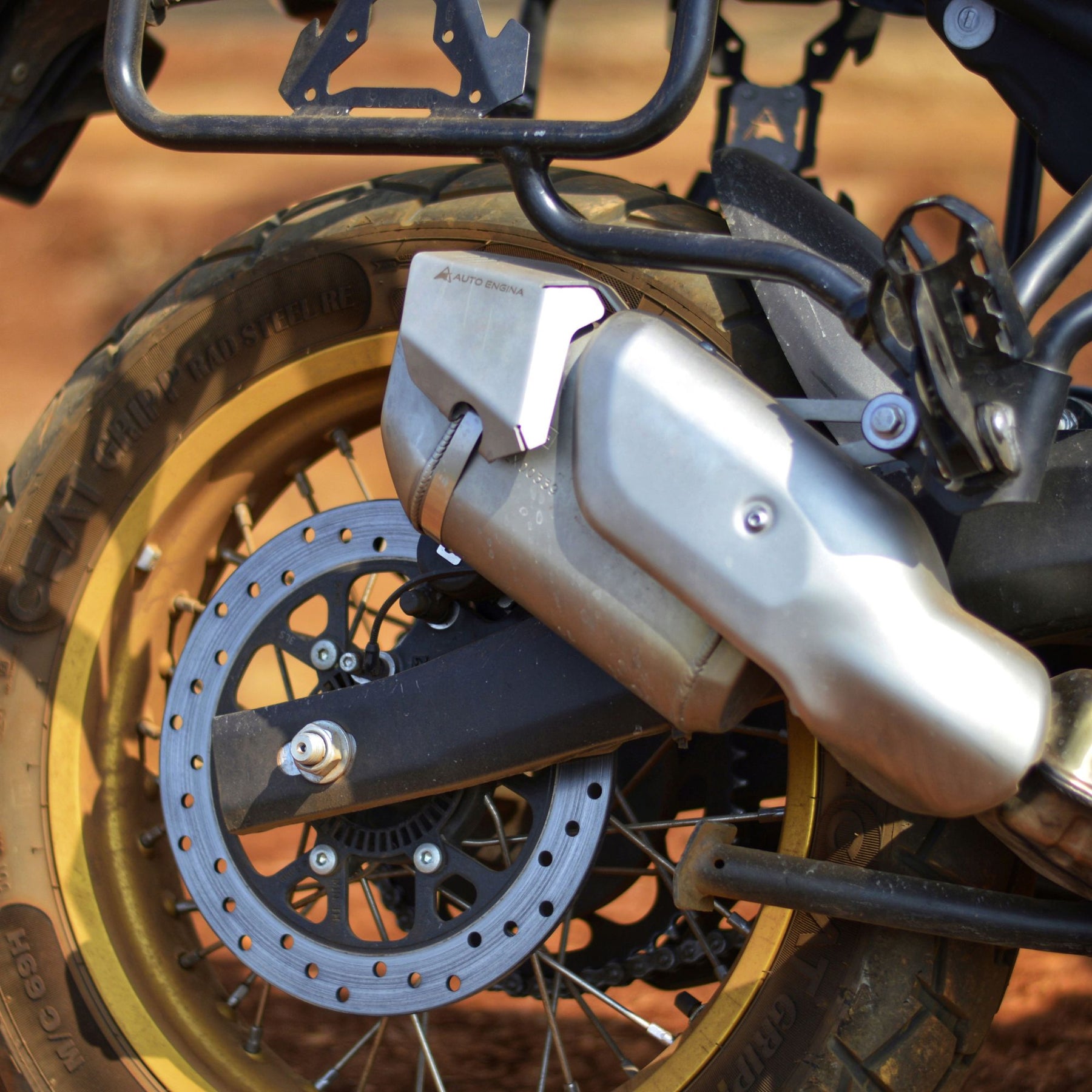 Himalayan 450 Heat Shield Extender (Silver)- Auto Engina – autoengina.com