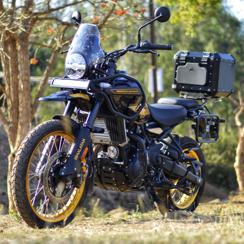 Himalayan 450 Top Box | 42 Liter | Black - Auto Engina – autoengina.com